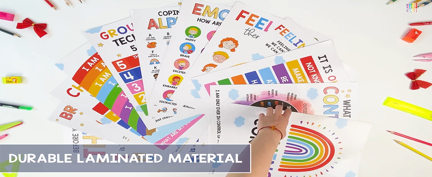 12 Calming Corner Classroom Posters - Feelings Wheel Chart & Emotions ...