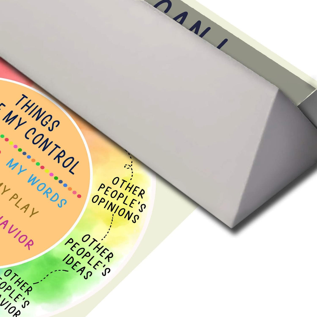 What Can I Control Poster - Circle Of Control Canvas Wall Art (12X18 ...